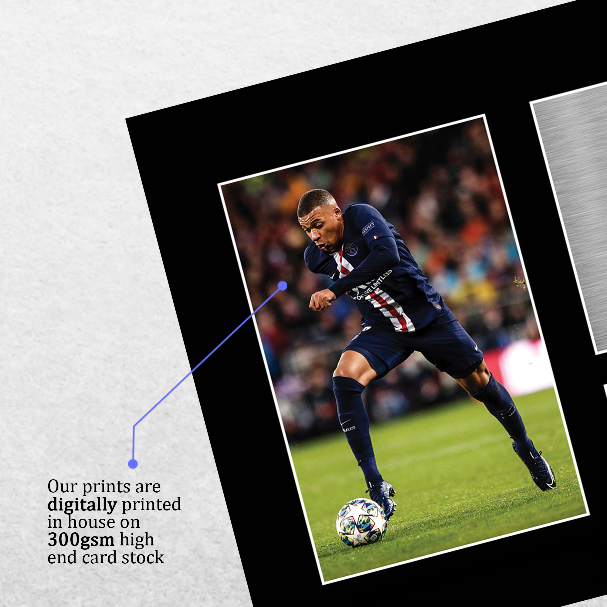 Kylian Mbappe Signed Framed Printed Autograph Memorabilia PSG France ...