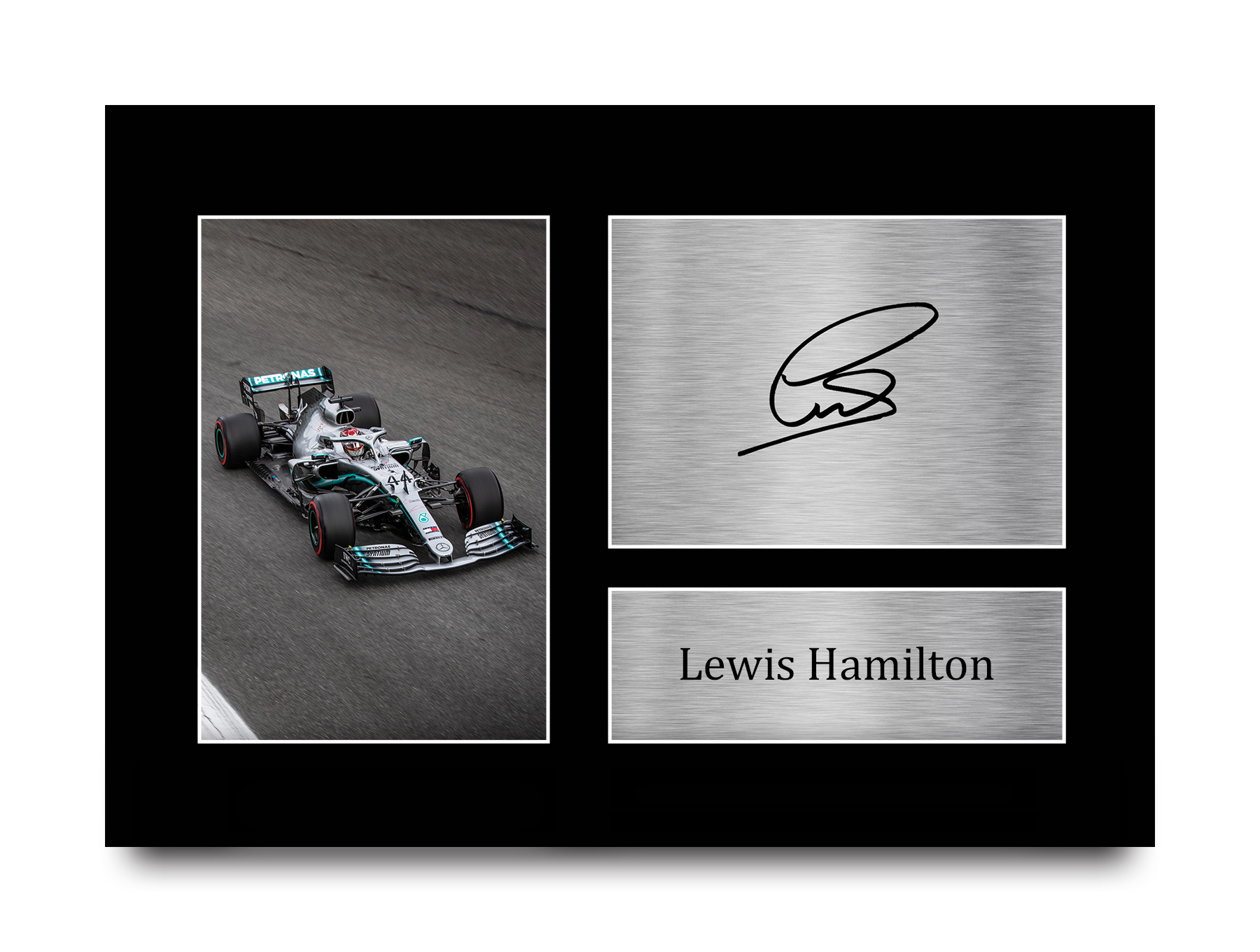 Lewis Hamilton Signed A4 Framed Printed Autograph Print Formula 1 F1 ...