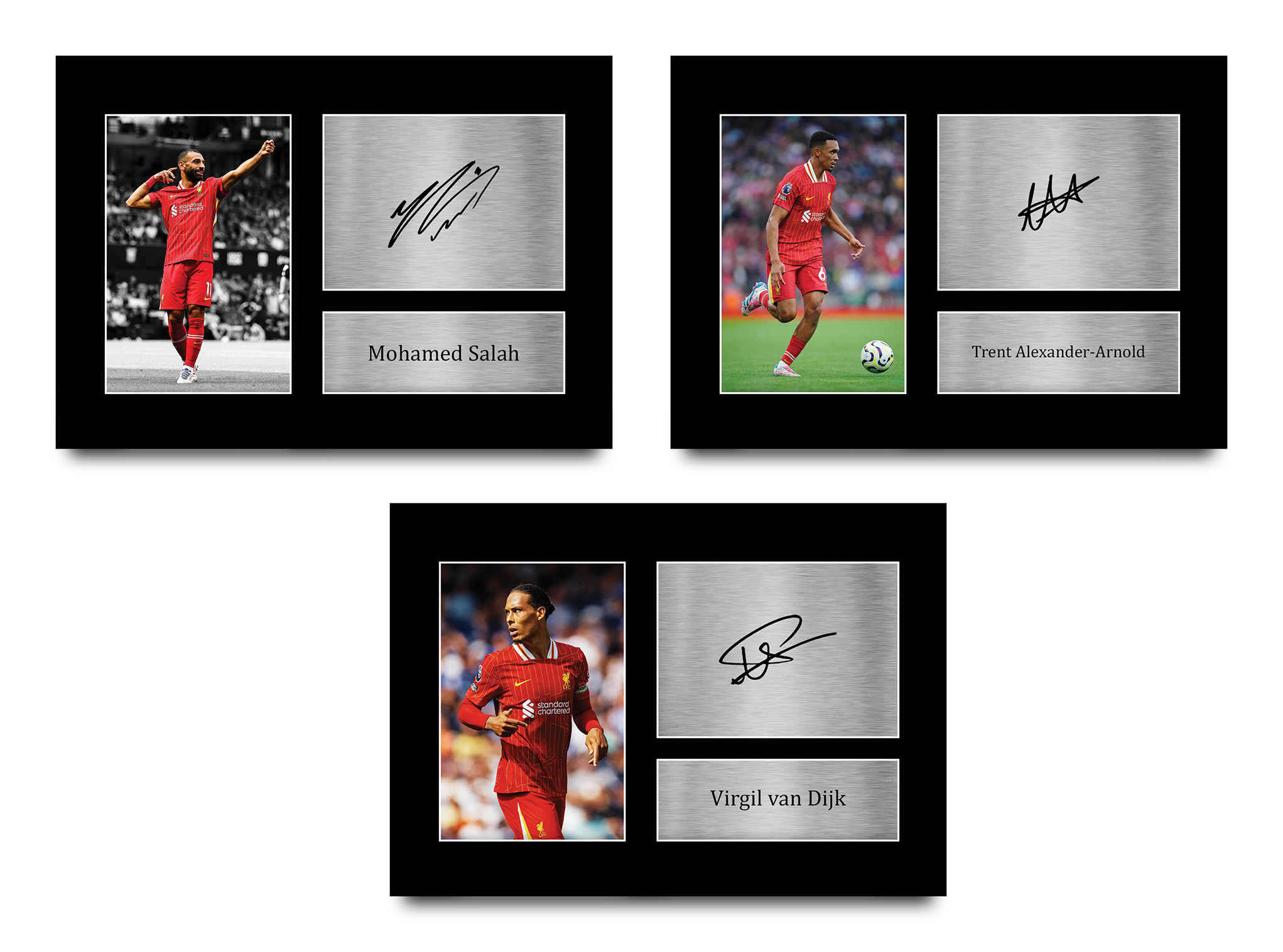 Mo Salah Signed Print Liverpool Framed Printed Autograph LFC Poster A4 ...