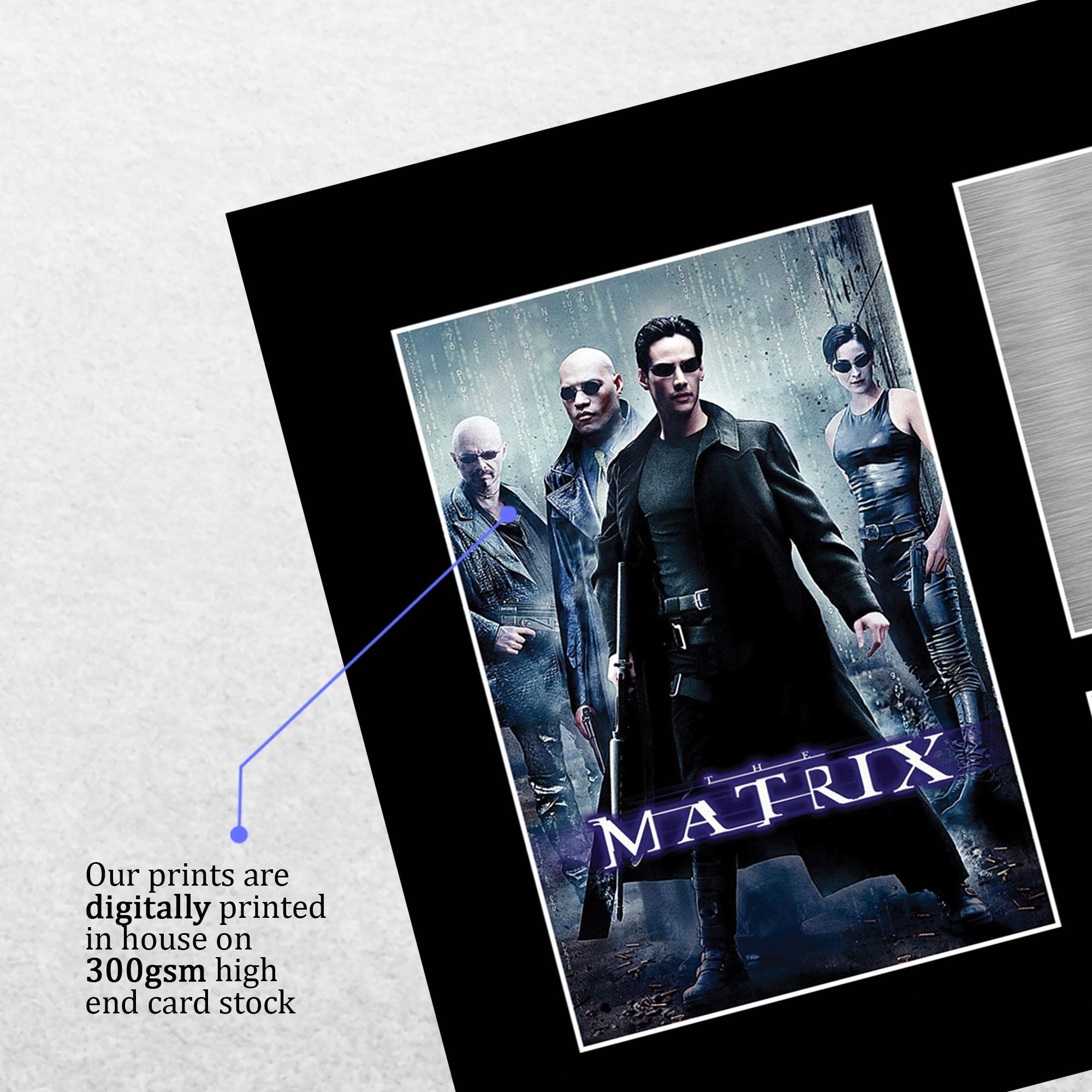 The Matrix Ideal Gift Printed Framed Autograph Picture to Movie ...
