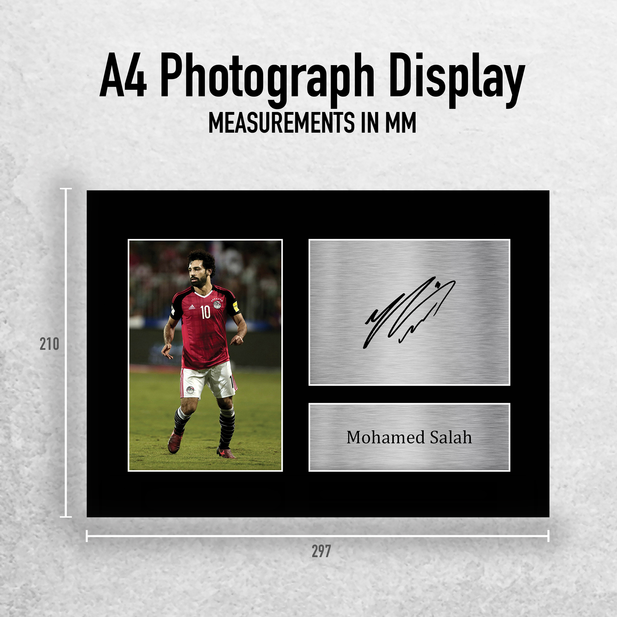 Mohamed Salah Egypt Great Gift Idea Printed Autograph Picture for ...