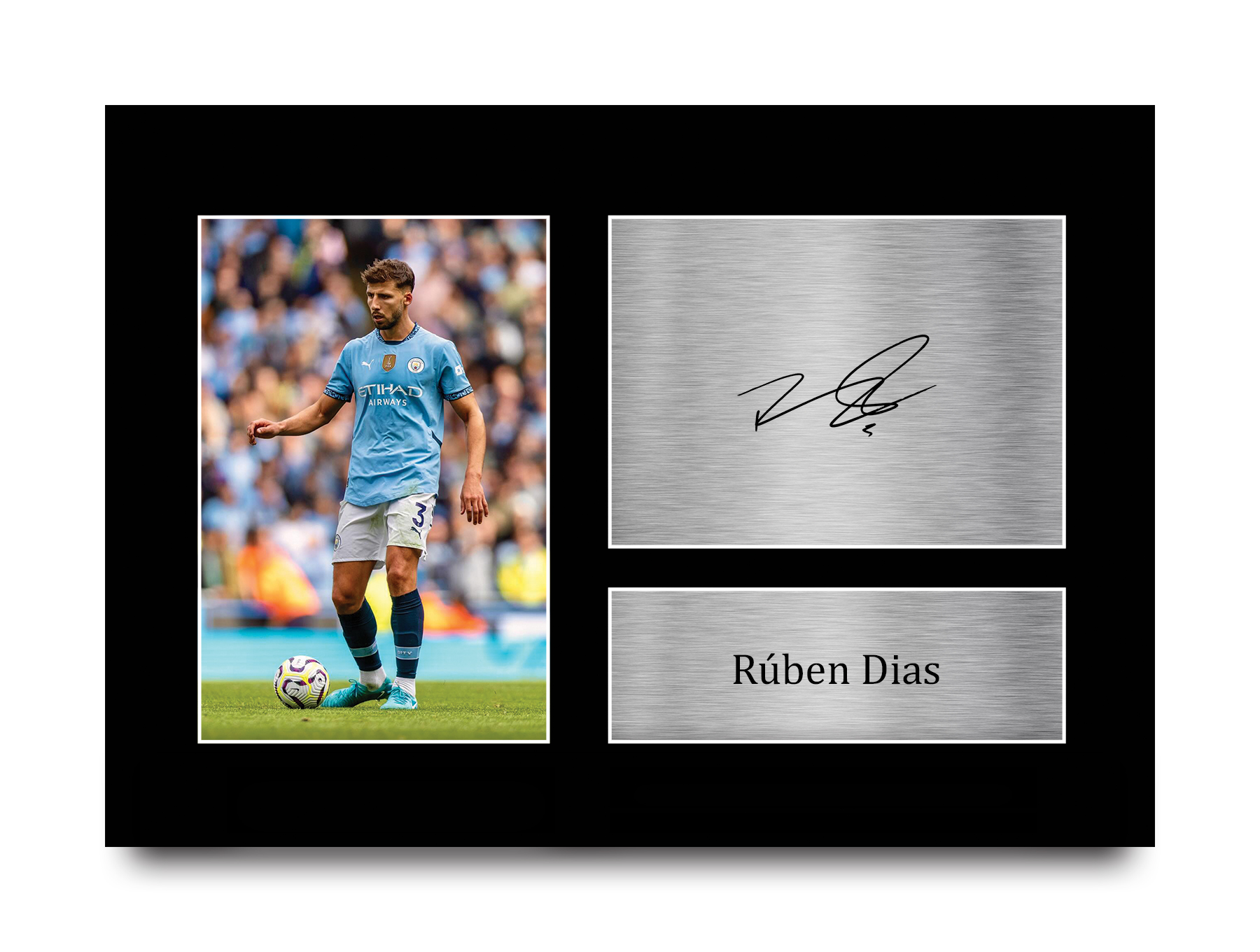 Ruben Dias Manchester City Gifts Printed Autograph Picture For Football
