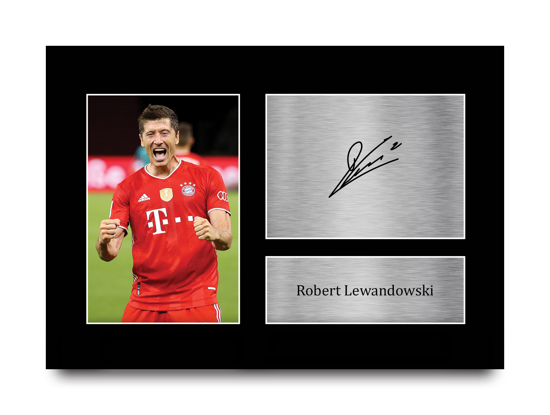 Robert Lewandowski Bayern Munich Printed Autographed A4 Picture for ...