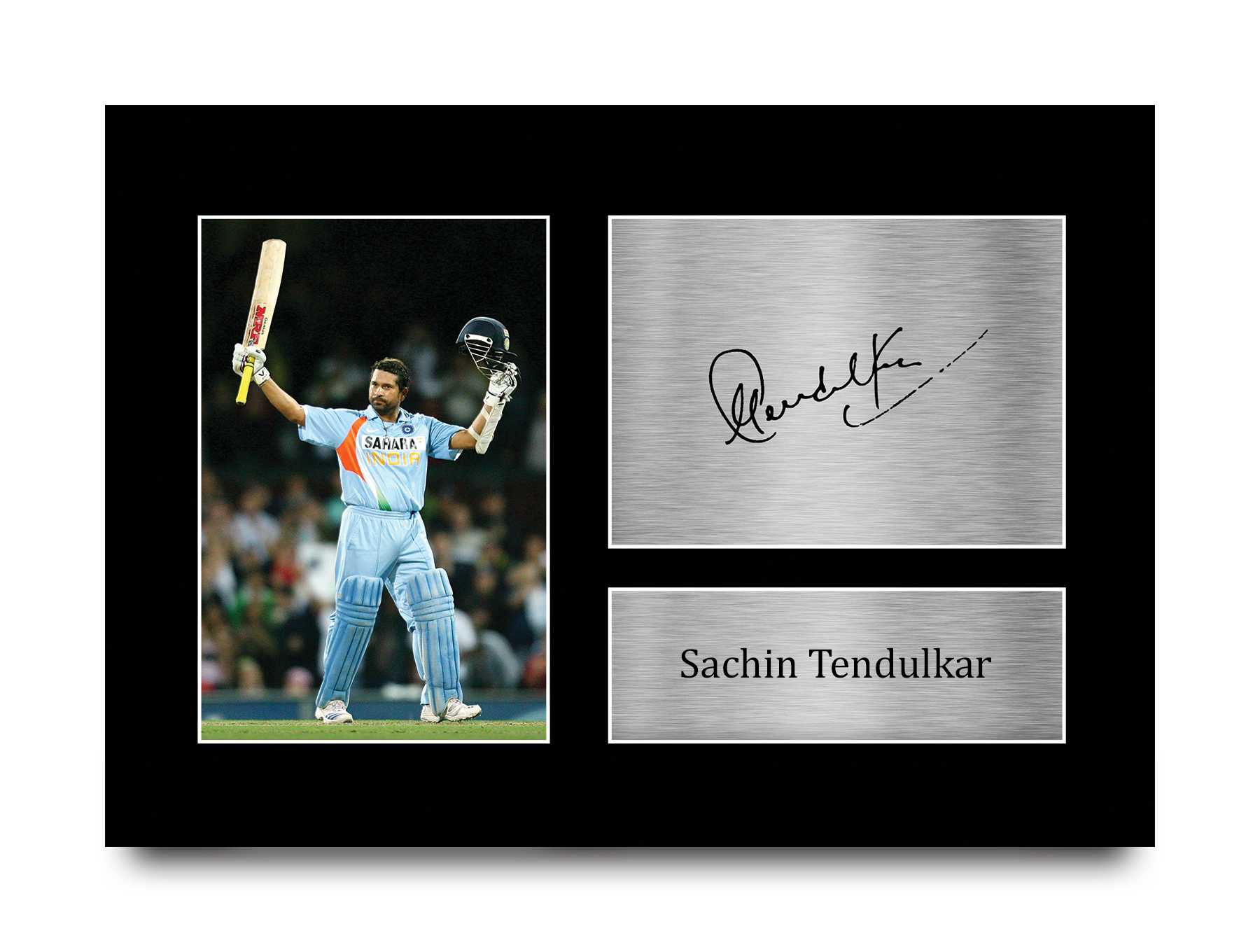 Sachin Tendulkar Signed A4 Print Autograph Gift For an Indian Cricket ...