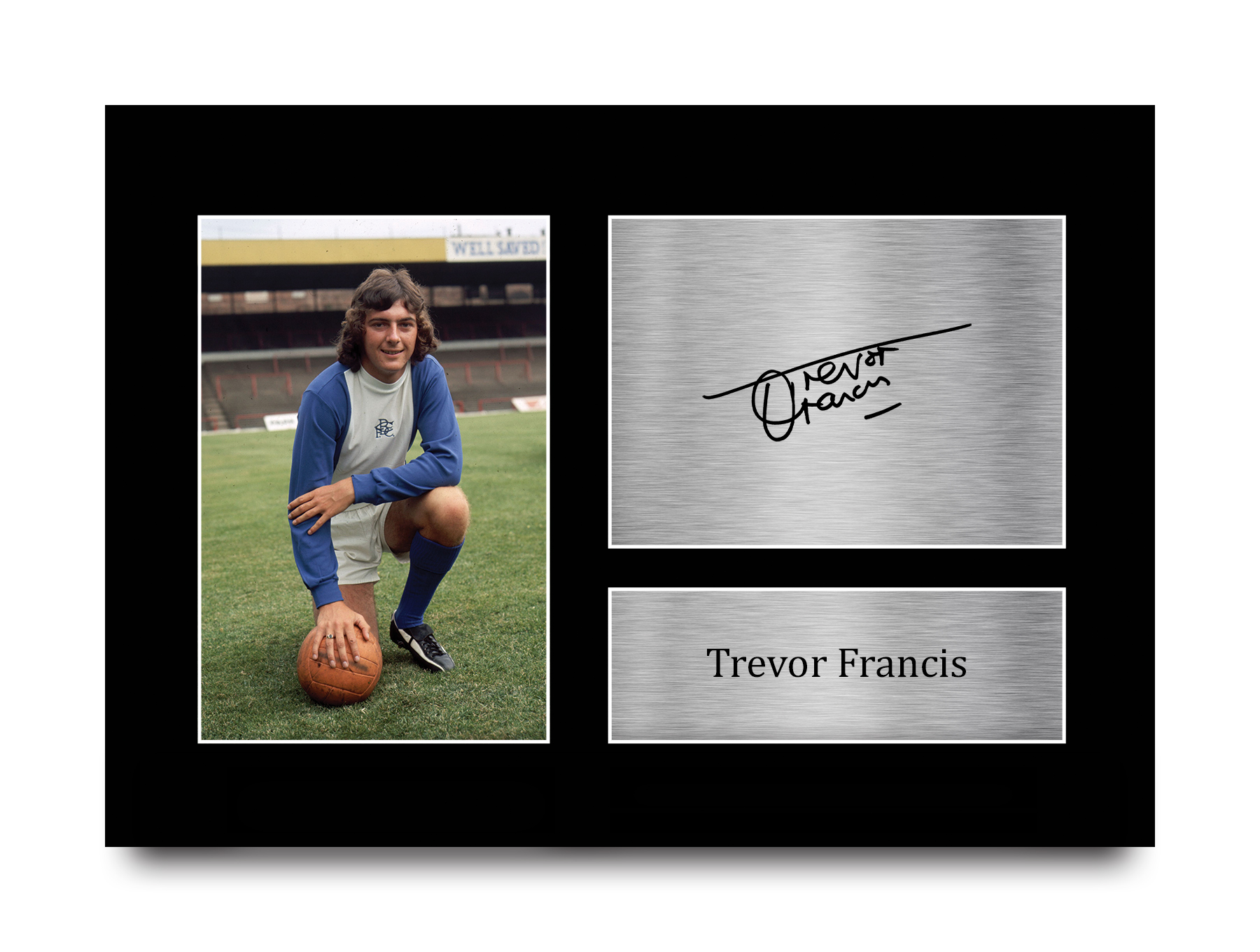 Trevor Francis Signed Birmingham Pre Printed Autograph Photo ...