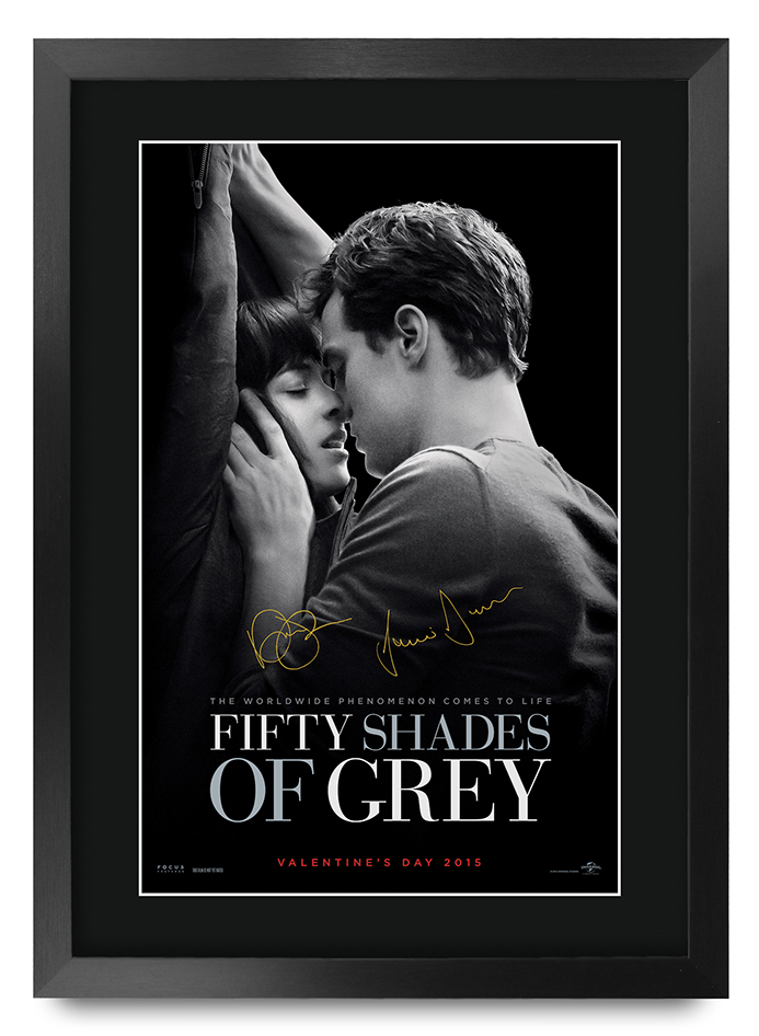 Fifty Shades Of Grey Movie Poster Jamie Dornan